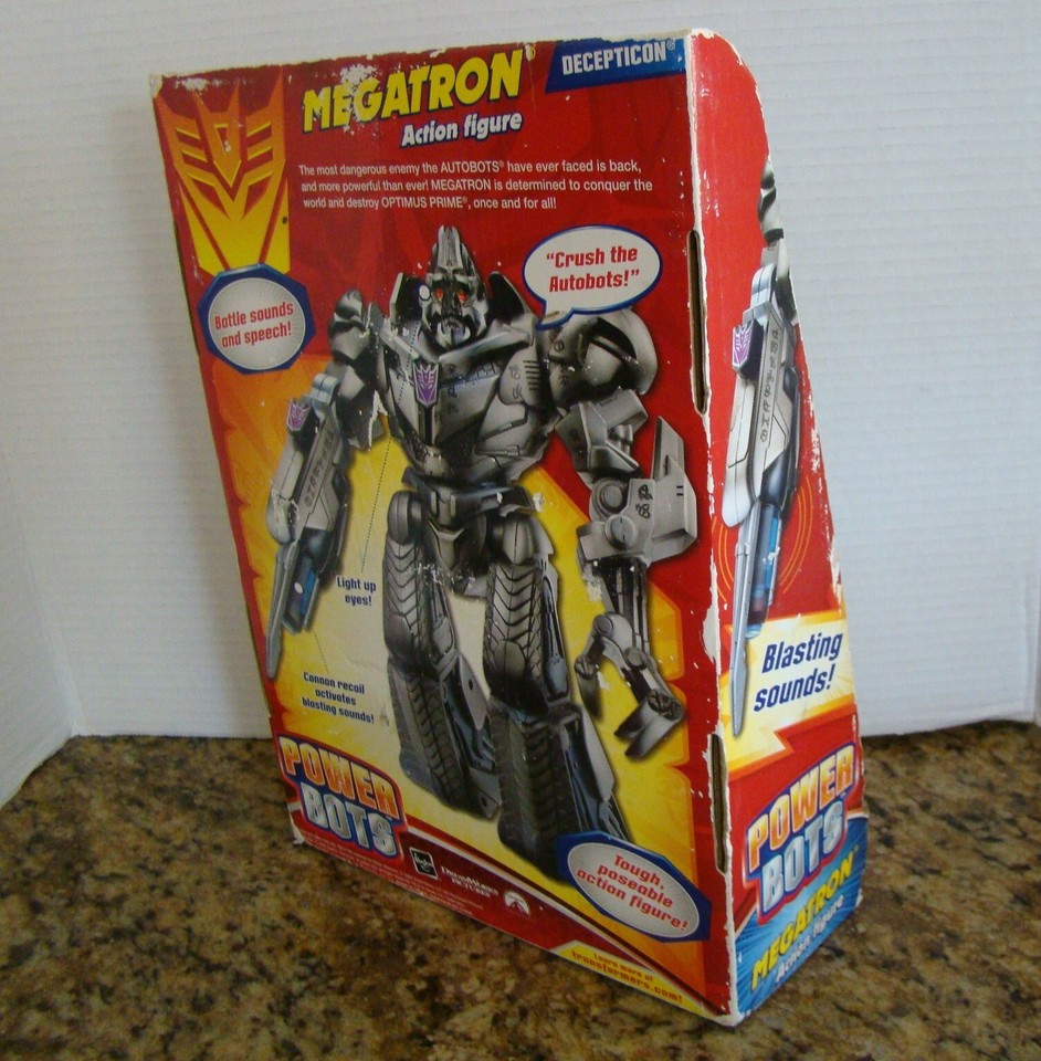 Transformers Revenge of the Fallen Megatron Action Power Bots Figure ...