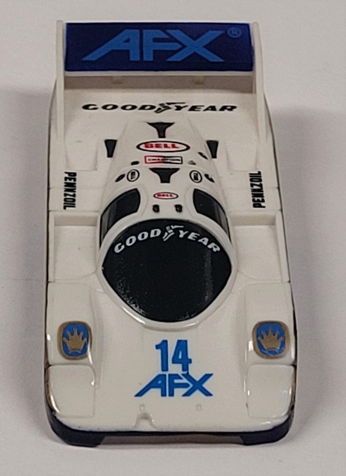 Tomy / AFX White / Blue Porsche 962 AFX #14 HO Scale Slot Car Body ...
