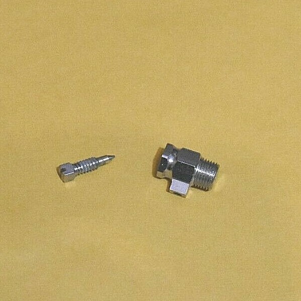 4 Radiator Nickel Plated Brass Air Vent Bleeder Coin Valves 1/8" MIP ...