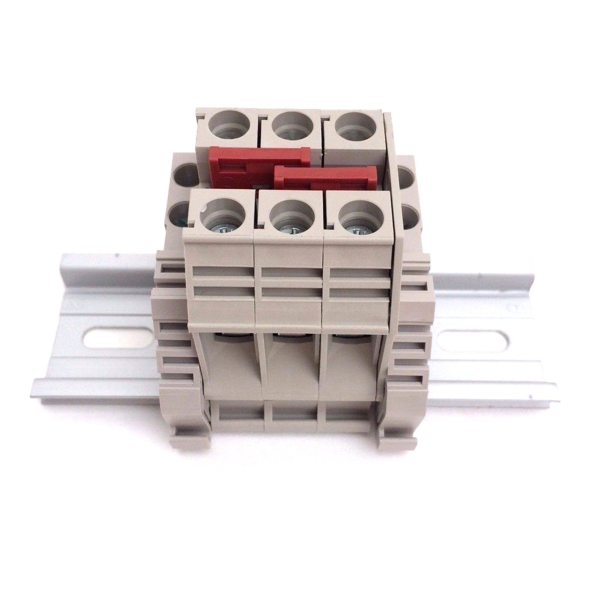 Solar Combiner Box Connector DIN Rail Terminal Blocks Dinkle 6AWG 60A ...