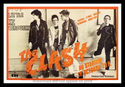 Framed Vintage Style Rock 'n' Roll Poster "THE CLASH";12x18 | eBay