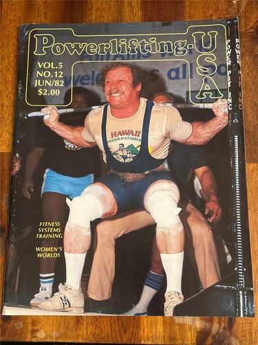 POWERLIFTING USA muscle strongman weightlifting magazine FRED HATFIELD ...
