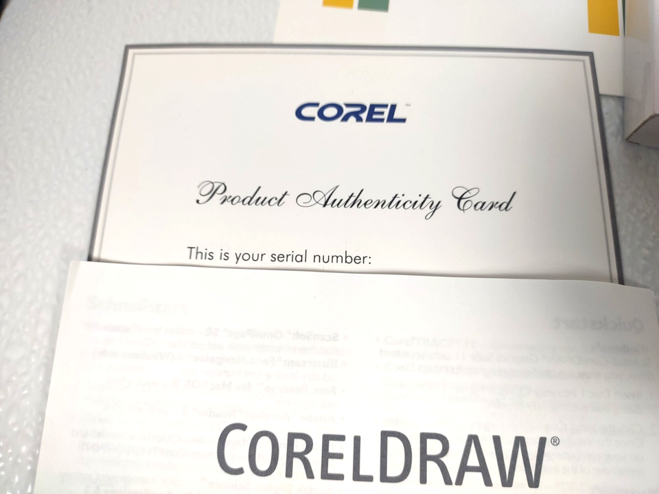 NOB Corel Draw Graphics Suite 11 (Retail) - Full Version for Mac ...