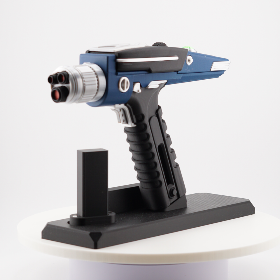 Star Trek Discovery Type 2 - Army Blue Phaser 3D Printed Prop w/ Moving ...
