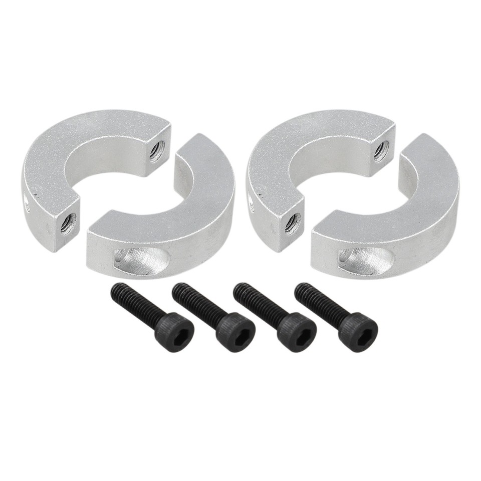 Aluminum Alloy 25mm Double Split Clamp Collar Sleeve Retaining Rings ...