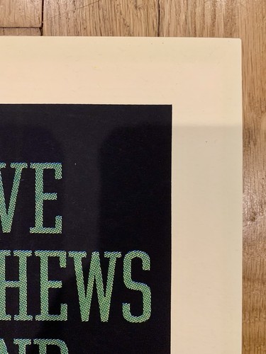 Dave Matthews Band poster 6/5/2012 -Comcast Center- Mansfield Ma. | eBay