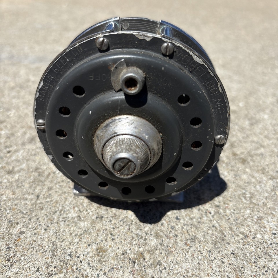Martin MG-72 Fly Reel Made in USA Black Some Paint Wear Used | eBay
