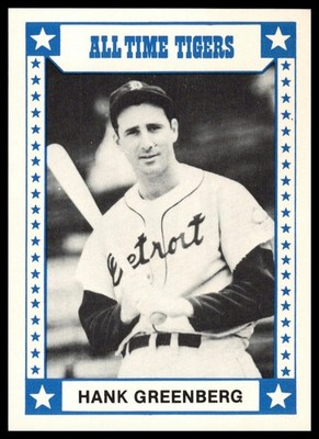 1980 TCMA All Time Detroit Tigers #004 Hank Greenberg | eBay