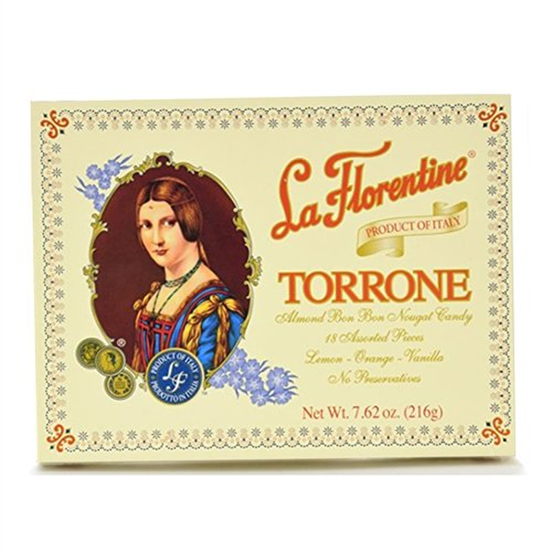 (Pack of 5) Torrone Italian Soft Almond Nougat Candy, 18 Pc Assortment ...