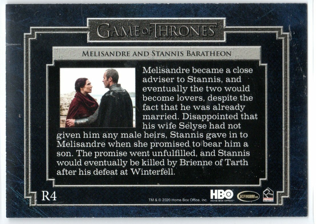 Stannis Baratheon And Melisandre Game Of Thrones Season 5's Biggest