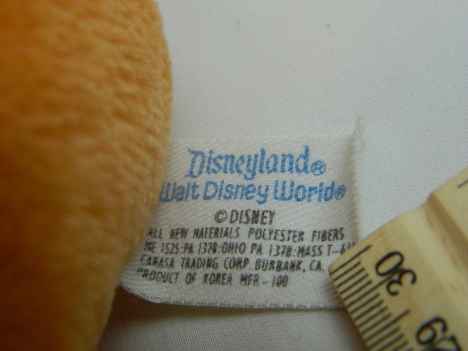 TaleSpin Kit Cloudkicker Plush Stuffed Animal Bear Disneyland Disney ...