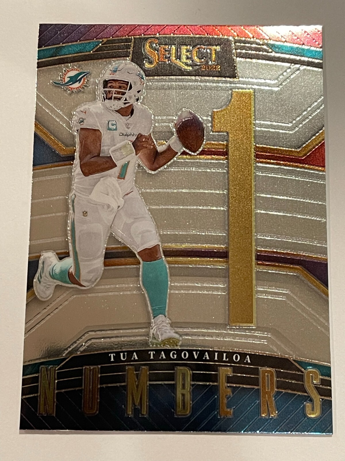 2022 Panini Select Numbers Dolphins Tua Tagovailoa SN-9 | eBay