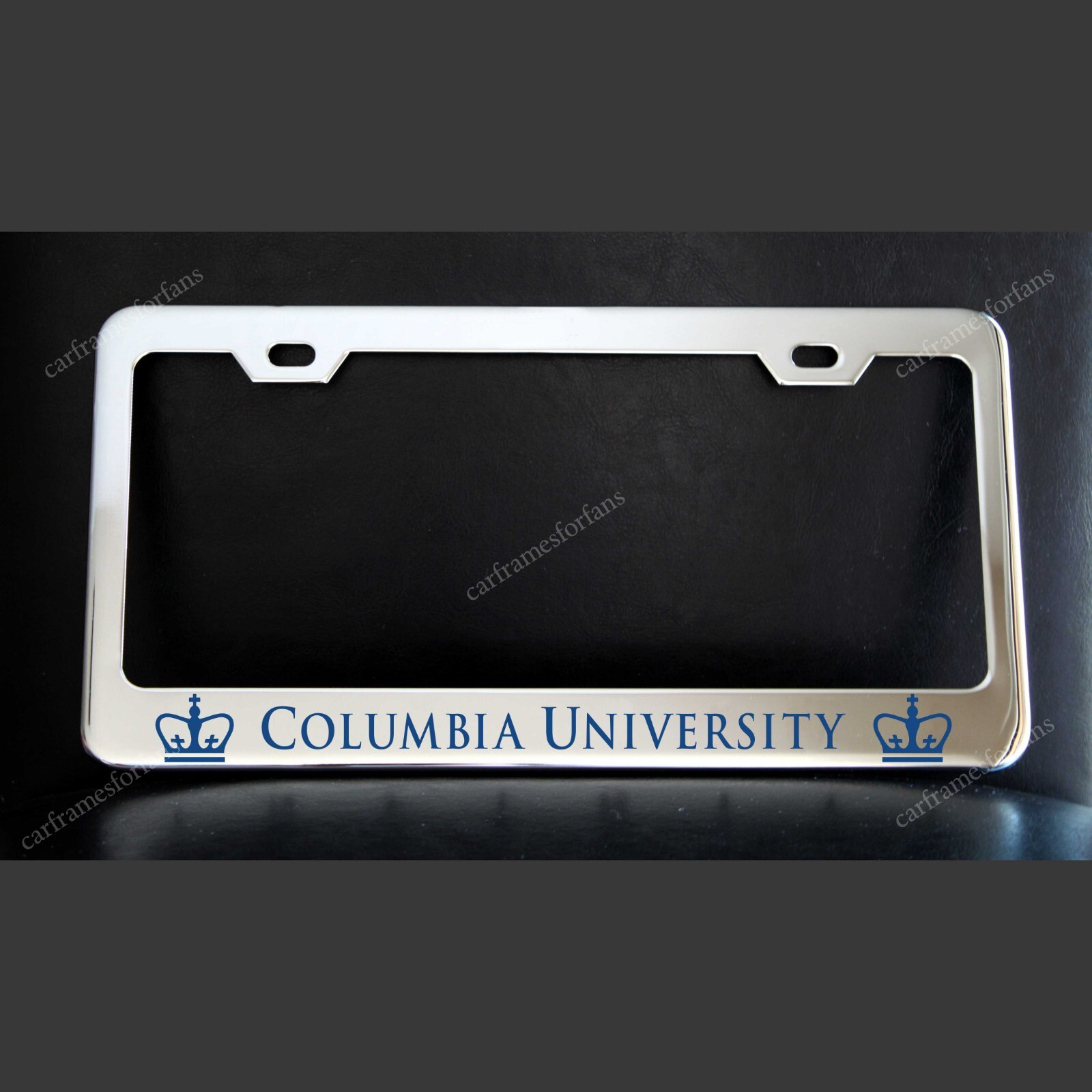 Columbia University License Plate Frame Premium Chrome Plated Metal | eBay