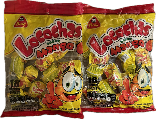 2 Bags Beny Locochas Mango Hard Candy With Chili Mexican 10oz | eBay