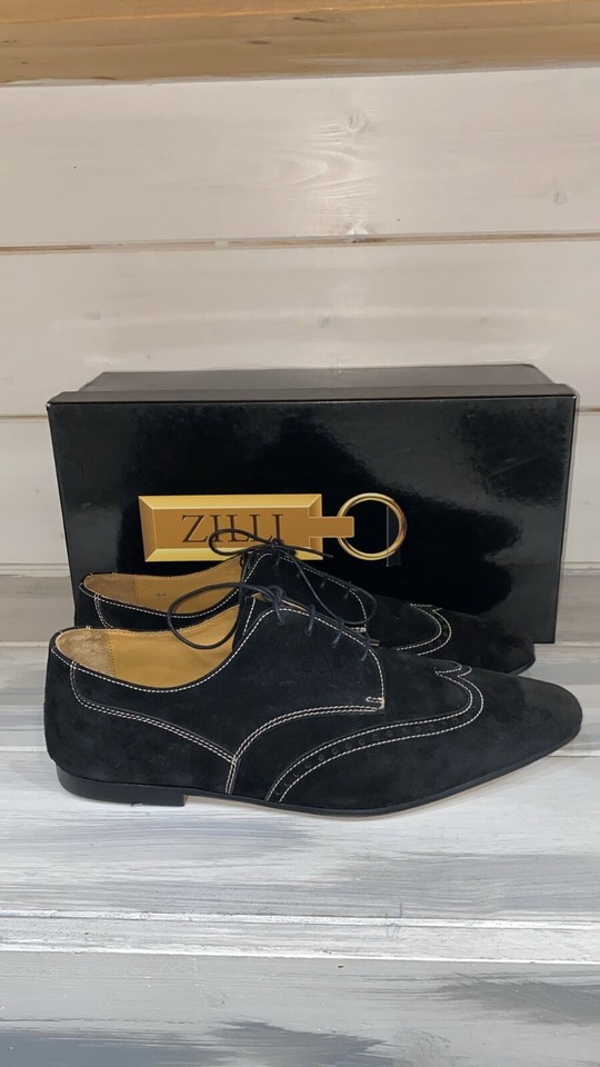 ZILLI Men's Shoe Size Eu 44 English Suede Black (Retail) ZLP12 | eBay