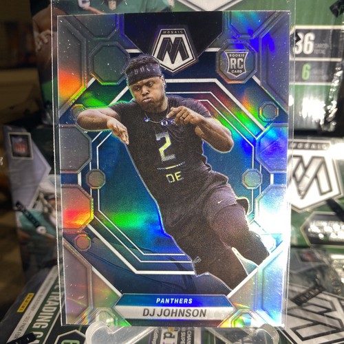 2023 MOSAIC FOOTBALL DJ JOHNSON RC PRIZM REFRACTOR CAROLINA PANTHERS | eBay