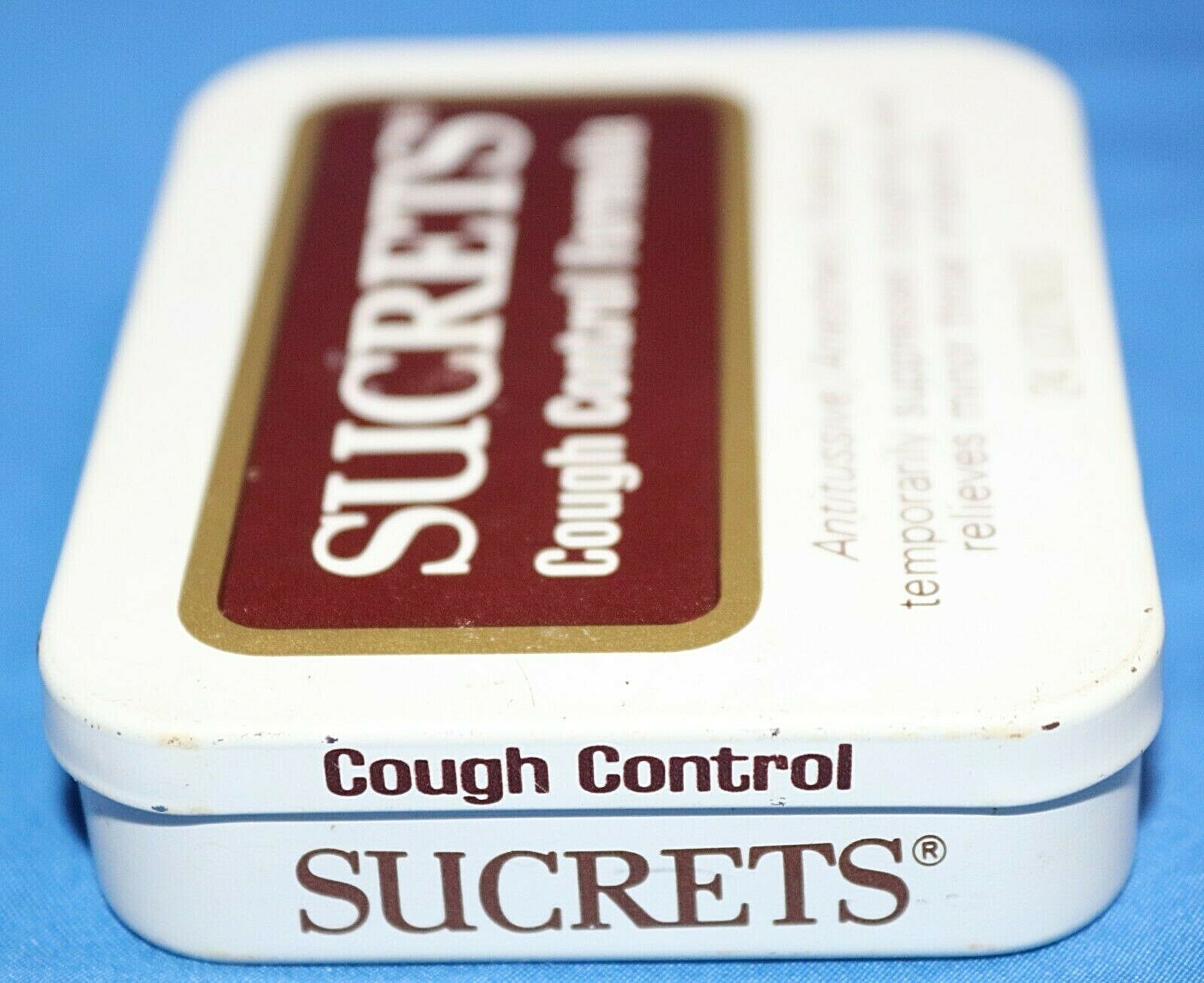 Vintage Calgon Consumer Products ~ Sucrets Cough Control Tin ~ Empty | eBay
