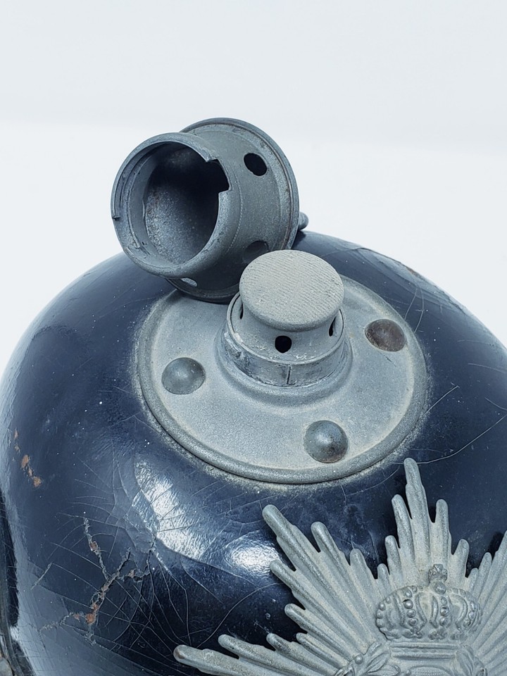 WW1 GERMAN SAXONY ARMY UNIFORM ENLISTED SPIKED HELMET PICKELHAUBE | eBay