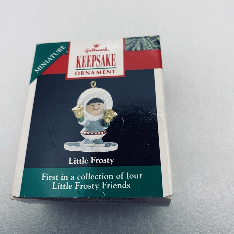 Hallmark - Little Frosty - 1st of 4 Little Frosty & Friends - Miniature ...