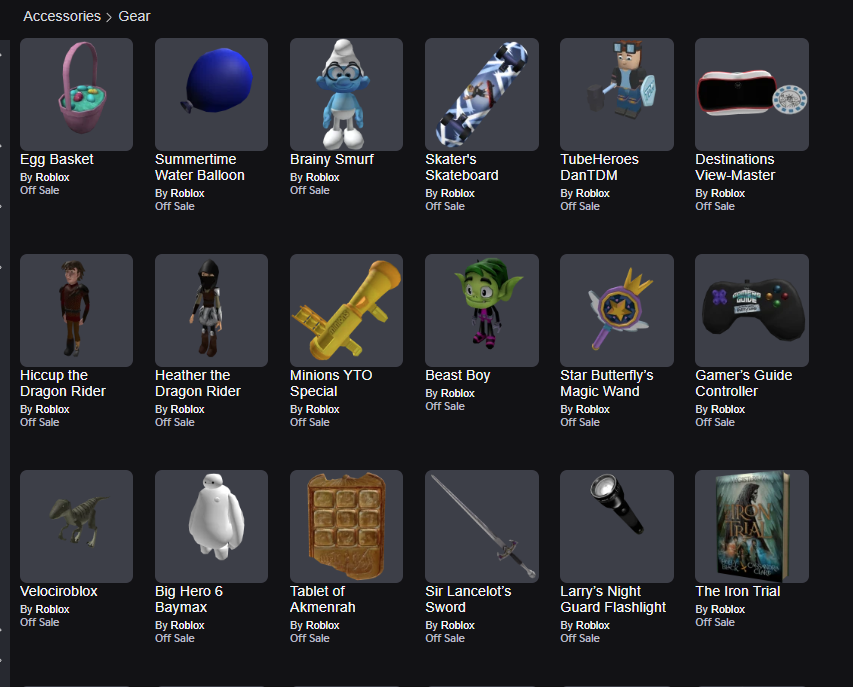 2011 ROBLOX | WARRIOR + BRICKSMITH BADGES | STACKED WITH OLD OFFSALE ...