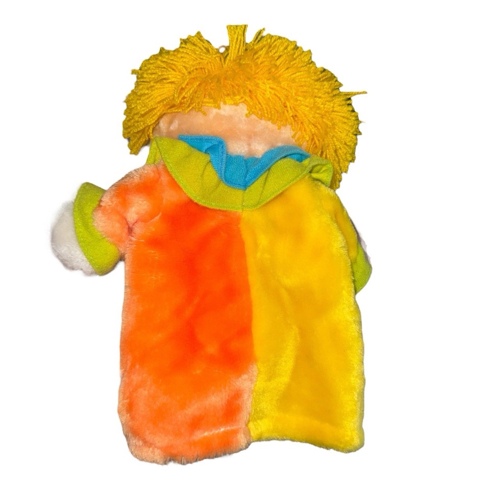 Dakin Baldy The Clown Hand Puppet With Tag 12 Inch 1982 Nature Puppets ...