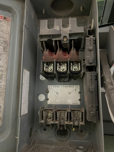 Square D H361RB 30A 600V 3P Type 3R Heavy Duty Safety Switch Used- B ...
