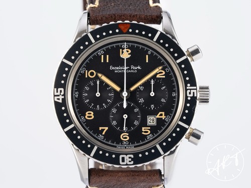*RARE* Vintage 1980s Excelsior Park Monte Carlo RF 7740 Black Dial ...
