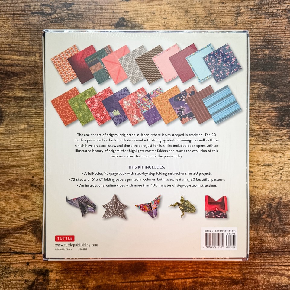 *NEW* Japanese Origami for Beginners Kit: 20 Classic Origami Models | eBay