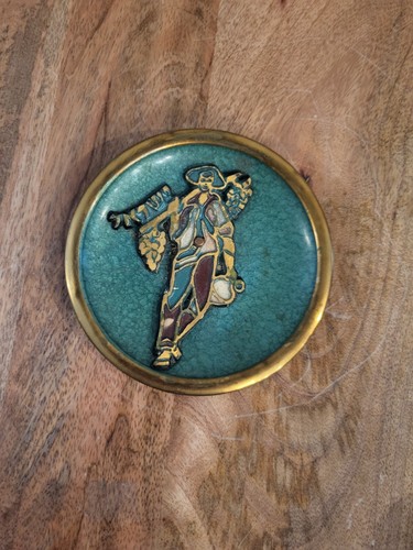 Tin/Israel Brass & Enamel Wall Plate | eBay