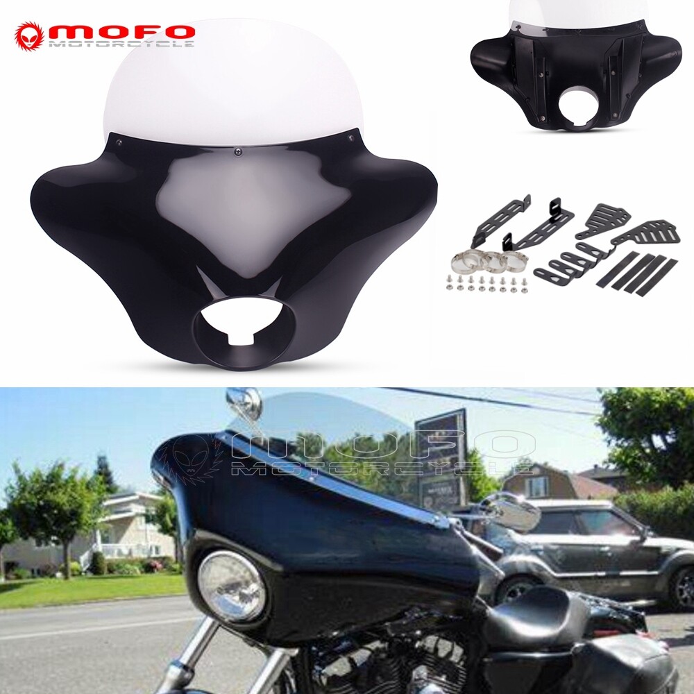 Harley Sportster With Batwing Fairing