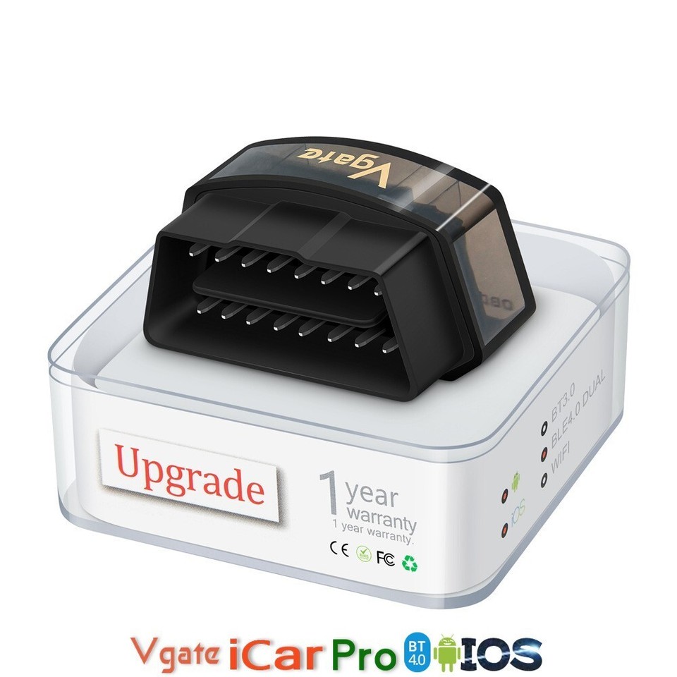 Vgate iCar Pro Bluetooth WIFI Adapter OBD2 Diagnostic Scanner Tool Code ...