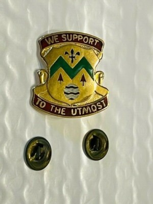 US Military 528th Sustainment Battalion Insignia Pin - To The Utmost | eBay