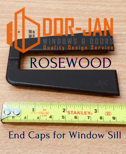 5x Pair 150mm Pair of End Caps Sill / Cill ROSEWOOD Window End Caps ...