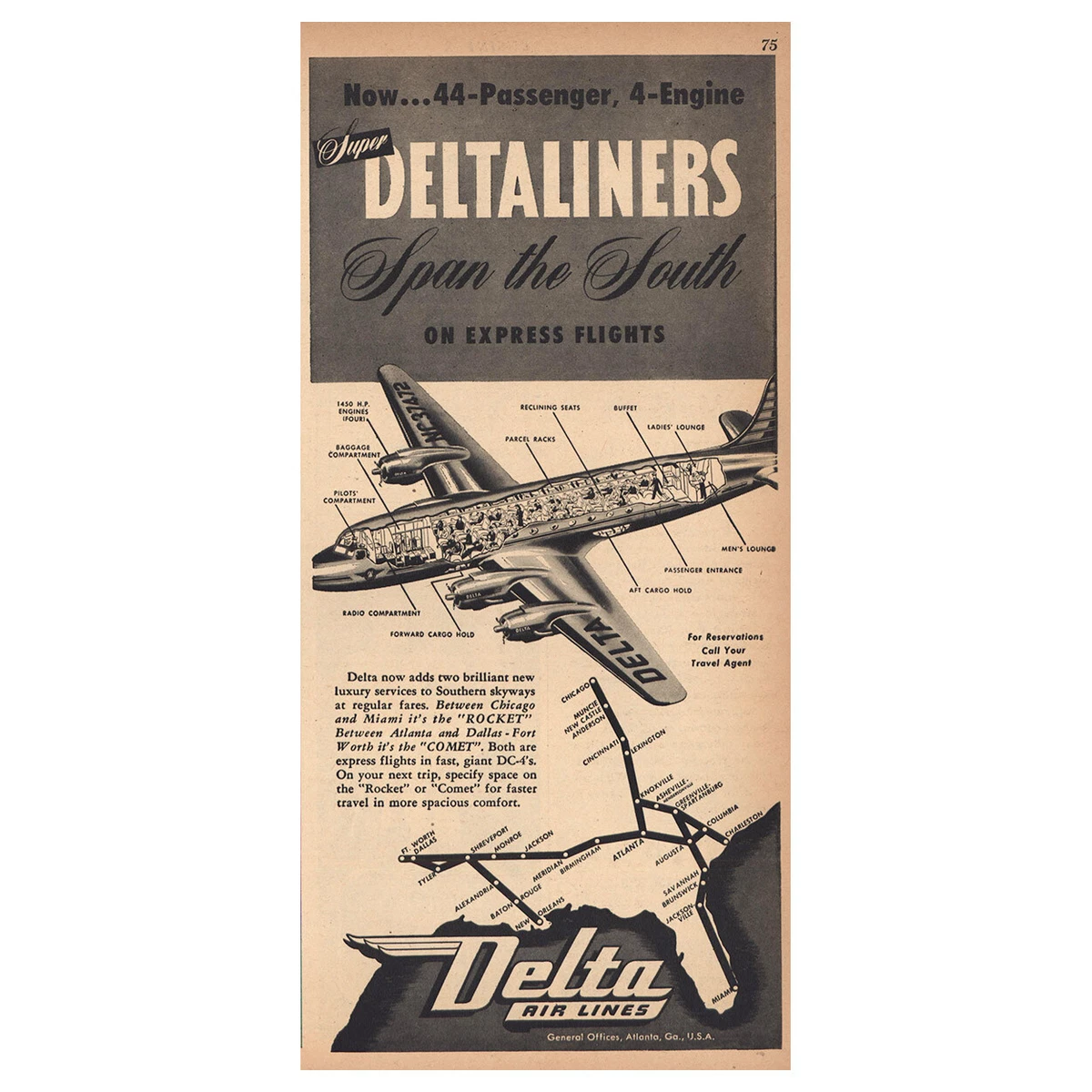 Vintage Delta Airlines