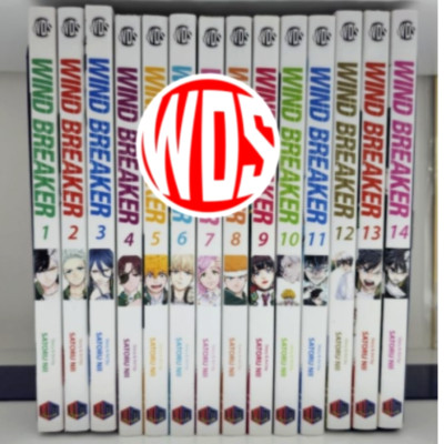Wind Breaker Manga Set (Volume 1-14) English Version Comic Book NEW ...