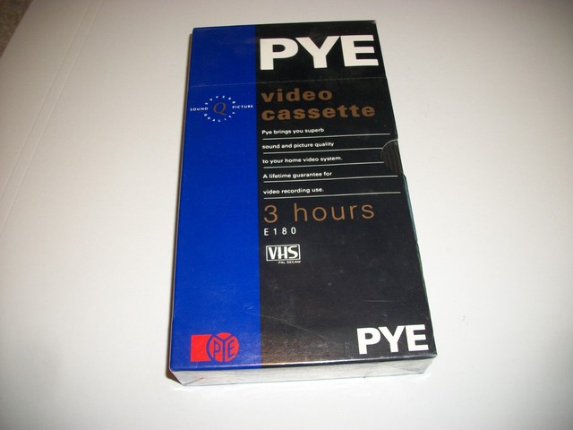 PYE E180 VHS Video Tapes Cassettes for sale online | eBay