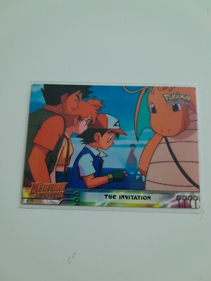 Dragonite 13 The invitation topps movies mewtwo strikes back Pokemon ...
