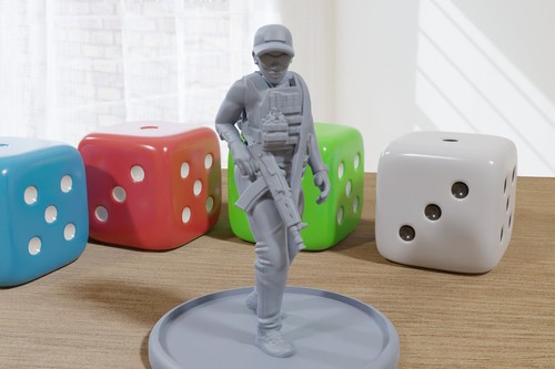 PMC Female - Modern Wargaming Miniatures for Tabletop RPG - 28mm / 32mm ...