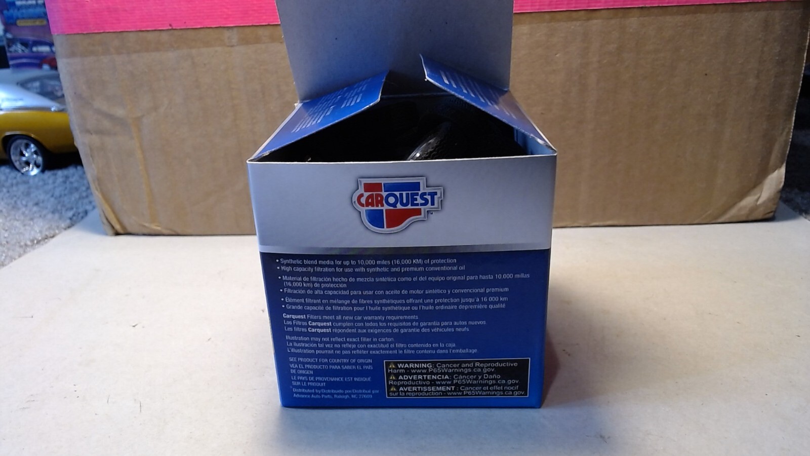 Oil Filter Box of 50 Model Car Tires/Rims Rubber/Plastic 1:24 & 1:25 ...