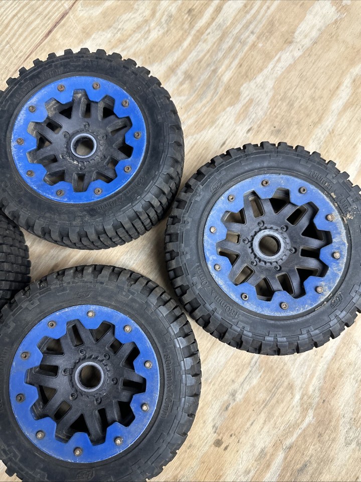 Losi 5ive-T Tires 2.0 1/5 Scale 4x4 Desert Truck Tires & Beadlock ...