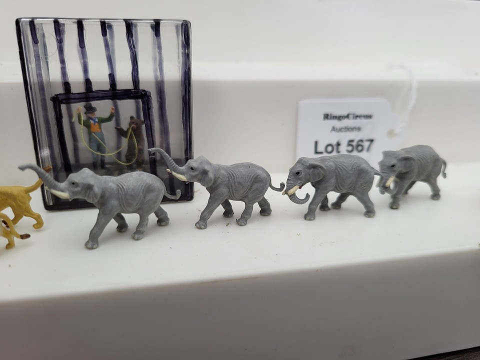 Lot of HO Scale Circus Animals and Trainer Figure, $5/$2/$10 Ship (Lot ...