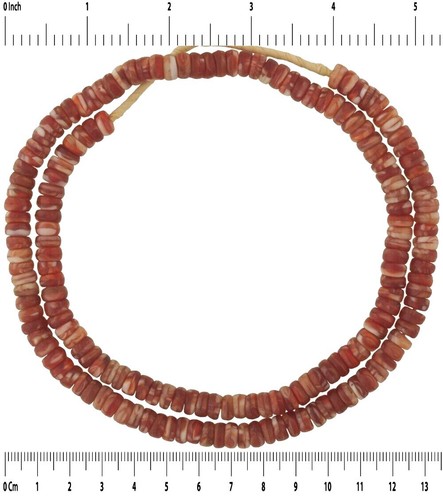 Perles commerciales africaines anciennes bohèmes tchèques en verre ...