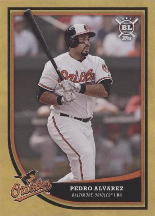 2018 Topps Big League - Pedro Alvarez #385 Gold for sale online | eBay