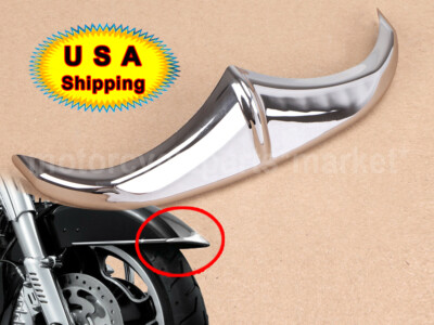 Front Fender Accent Leading Edge Chrome 8642 For Dyna FLD Switchback ...