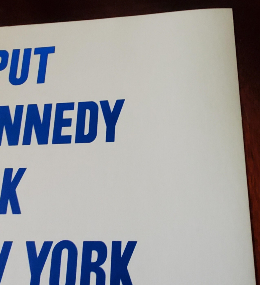 Let's Put Bob Kennedy To Work For New York 1964 Campaign Cardboard ...