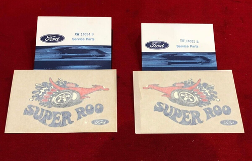 GENUINE FORD NOS XW GT FALCON GT SUPEROO DECAL PAIR GUARD STICKERS NEW ...