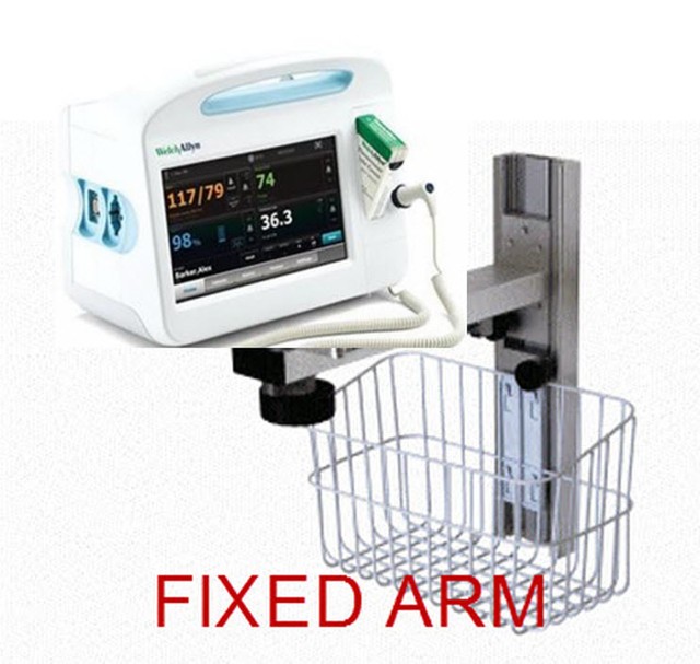 Wall Mount for Edan M50 Patient Monitor 3 Freedoms 25 Inch Rail for ...