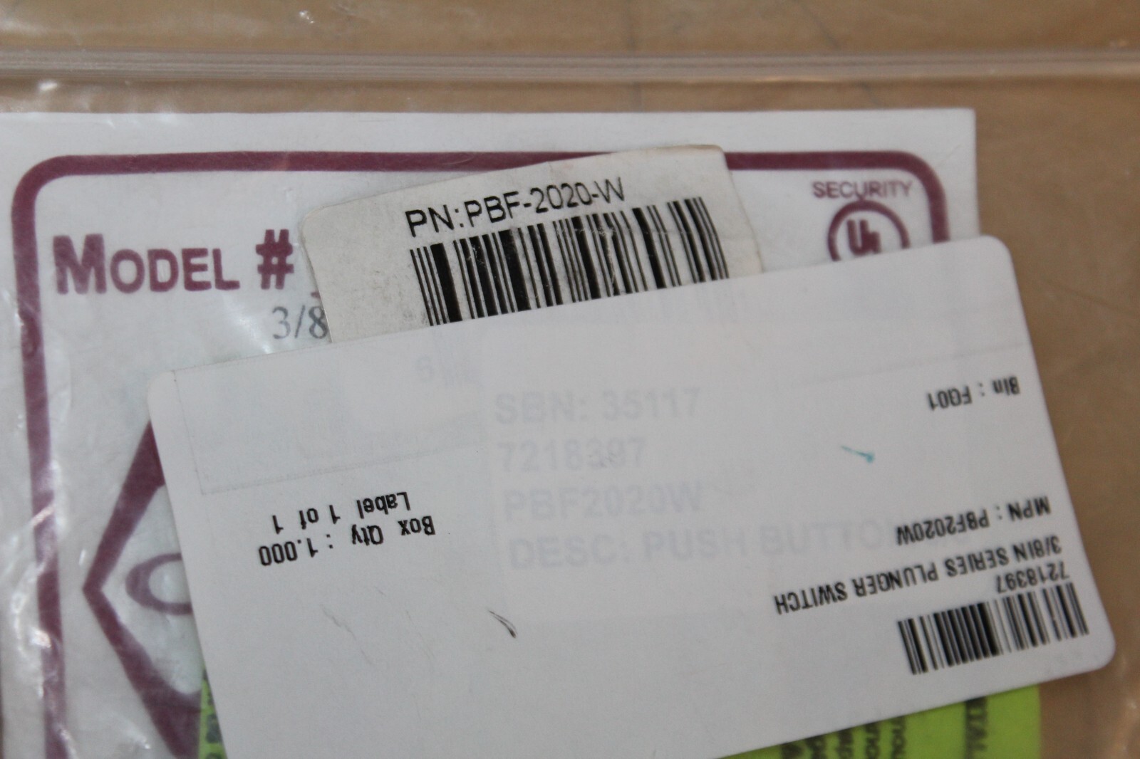 10-- GRI 2020-T Recessed Door/Window Contact w/Screw Terminals White n ...