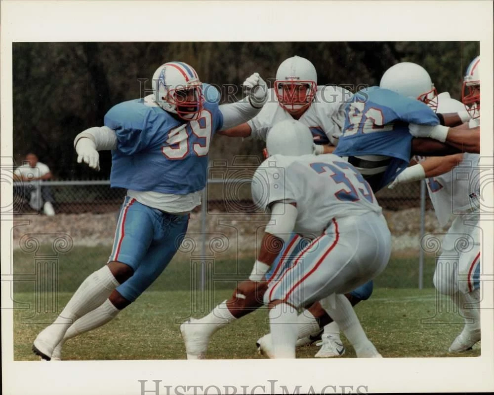 Houston Oilers Football Players