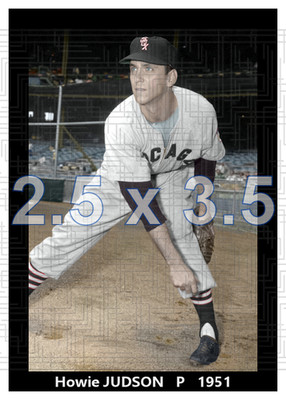 Howie Judson - 1951 Chicago White Sox - choose a size - full color ...